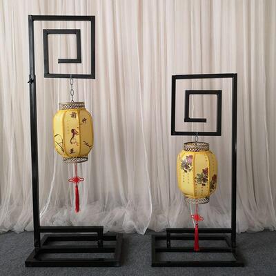 2路灯025新中式庆路引婚礼QZV笼引风布置道婚具弯钩架宫灯路引