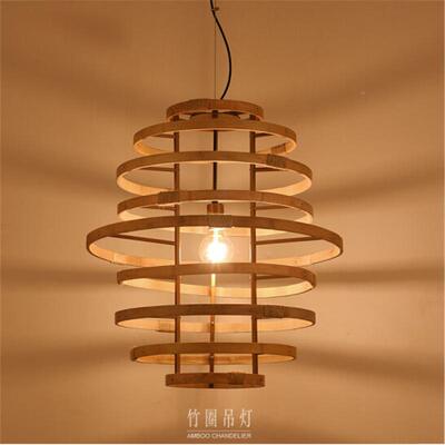 乌拉圭仿古式手工编织工吊程竹艺日灯中竹式田园风入户玄关艺LNM