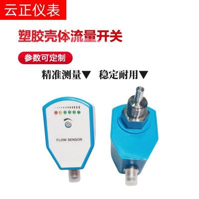 FT10N-G12HDCRQ流量开关示流器热导式流量开关蓝色塑料壳体