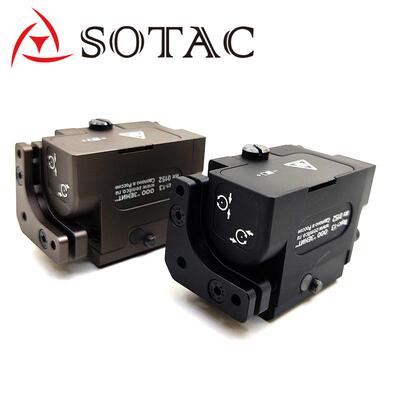 Sotac泽宁特PERST-1s挂载绿镭射黑色野营灯、露营灯