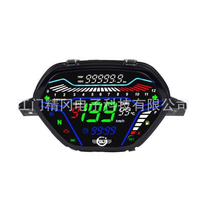 热销出口南美东南亚WAVE100数字仪表CD110仪表环境温度转速里