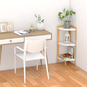 木风墙榉木置架家用角简约客厅书房落地简易收原物90333纳架储物