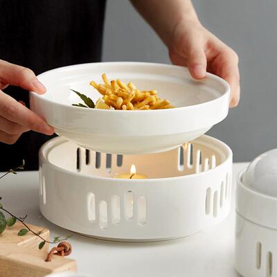 酒店中厨餐明炉加29125热热炉鸿蒙炉菜具干锅蜡烛加热所会创意热