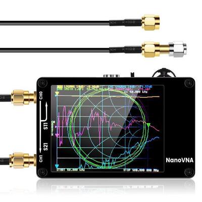 NanoVNA2.8英寸T显示器VNA-H便携式数字矢量网络50KHz-900MHz