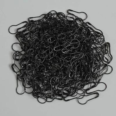 芦老式针别衣服吊牌葫锁针黑金色银KXS色古铜色回形针包1色000个