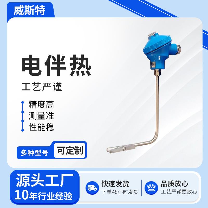 化工厂电厂水泥厂钢厂配套设备管道表面配套电伴热测温铠装热电阻