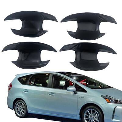 2010-2015款普銳斯ZVW30门碗碳纤维改装prius30门碗壳亮黑保护套