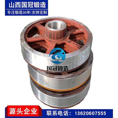 直销起重机车轮锻造港机车轮锻造锻件自由锻打件加工