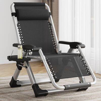 躺4293椅折椅午休叠午睡折叠床休懒闲背人沙发沙滩家用阳台靠便携