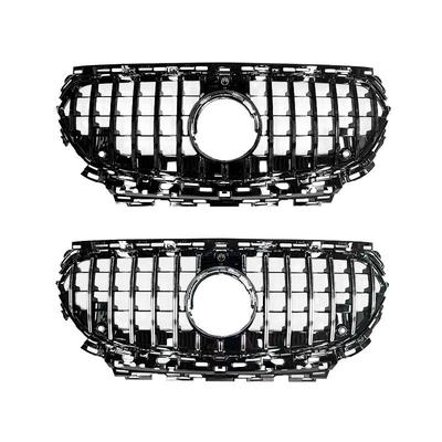 适用于24款奔驰新E级中网W214改装GT款中网前脸竖条中网进气格栅