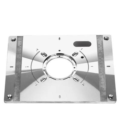 大修边机雕刻机专用倒装板45度道边铝塑开V槽电木铣铝合金倒装板