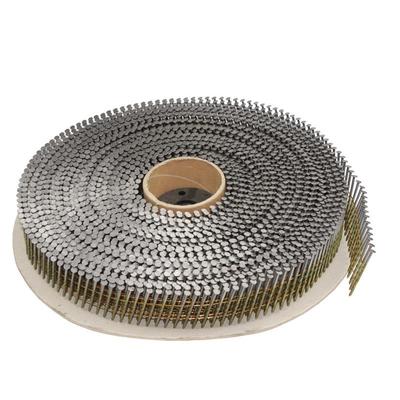 锦乾牌气钉麻花卷钉2.87*70大盘卷钉2500枚一卷高速线材螺牙浸漆