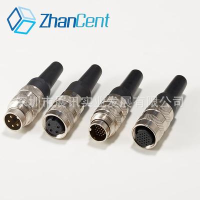 ZHANCENT工厂直销M16插头M16连接器C091全金属航空插头