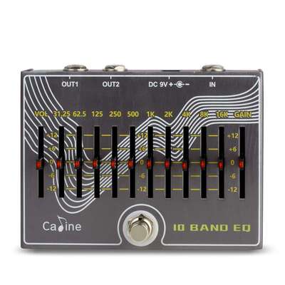 卡铃Caline CP-81 10 Band EQ吉他效果踏板，带音量