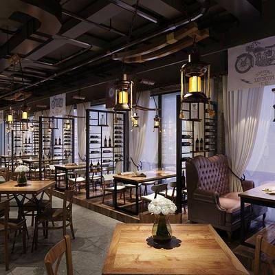 工业风铁艺酒TB-58837红酒架展酒示架音乐吧意屏风装饰架柜餐厅创