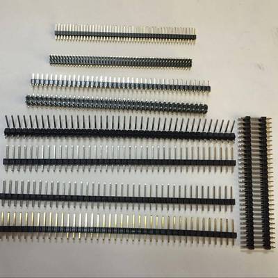 2.54mm单排20621排针1*40，针长5m1m长排针排母1×40P直插加PDIP