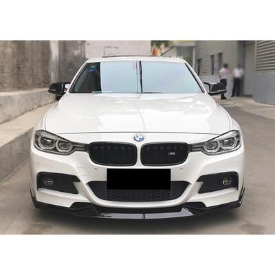 适用12-18宝马3系F30改装MT大包围安装前唇头铲V款前铲配件小包围