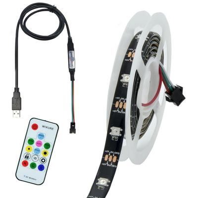 USBWS2812B电视背景灯带全彩5VRGB灯条5ma低功率版本