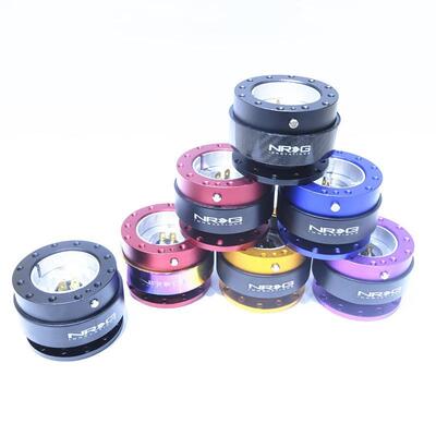 汽车NRG改装赛车方向盘快拆带安全按钮可分离快拆器竞技转接座