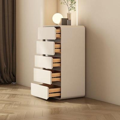 五斗柜卧室家用简约现代收纳柜三斗柜客厅全实木储物床头柜免安装