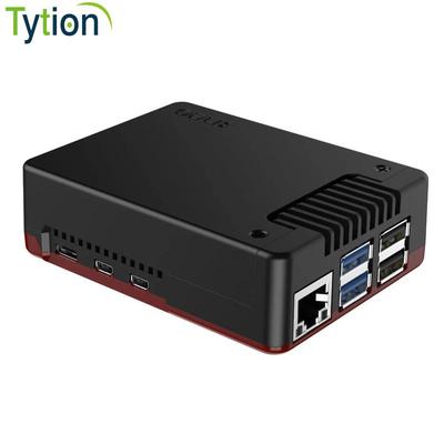 树莓派5铝合金外壳ArgonNEO5一体散热器带PWM涡轮调速散热风扇