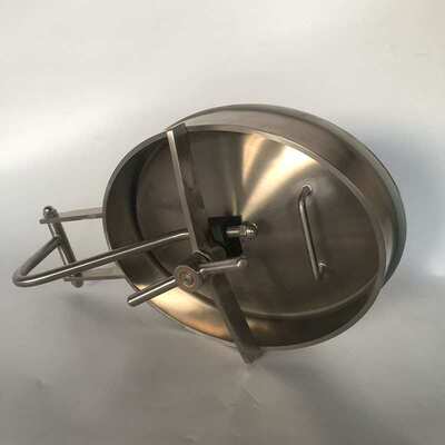 高压不锈钢椭圆形人孔里外镜面抛光内开 sanitary manhole