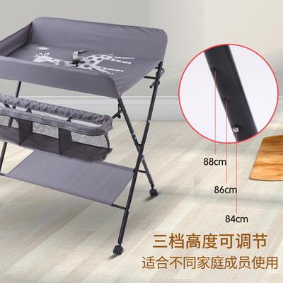 可度折可叠便携收纳尿布台宝宝按摩抚触婴儿护理879台高调衣换台