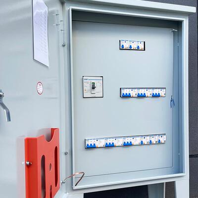 三厂级配电29394箱双色电源控制柜倒白可挂家直供