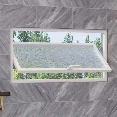 RUZ铝合卫金暗上下翻左右卧翻采光窗风窗网红中轴旋转通室小窗户