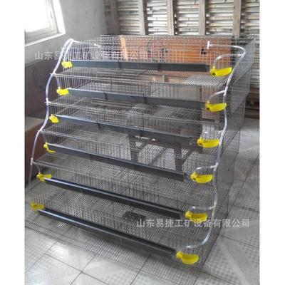 丝养殖用鹌鹑形笼子立式鸽子笼子带料槽水管铁DGG梯鹌笼鹑子