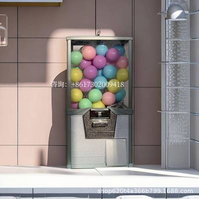 55mm机械扭蛋机白色扭扭机自动售货机扭蛋玩具机适用各国硬币机