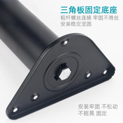 定制304不锈可钢吧台脚支撑电脑MZK-O9桌脚调节吧台支撑腿伸缩橱