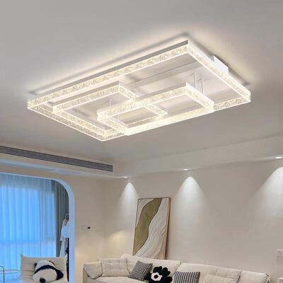 客厅吸顶灯22IUG5年新简0约现主大气led护眼灯全屋灯代具组合套餐