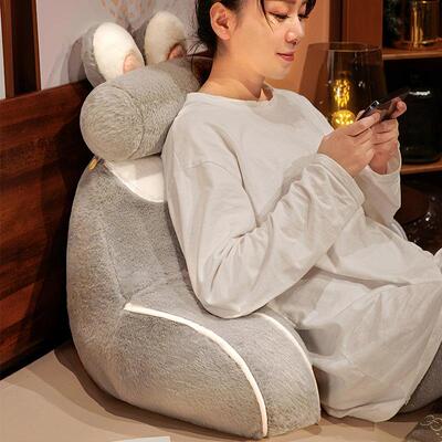 床头包机大靠背26629可软拆护洗床上靠垫宿舍看书腰枕看电视玩手