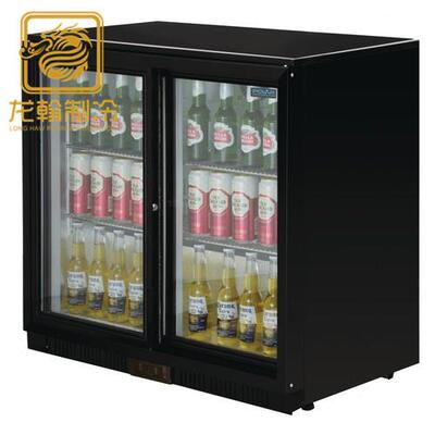 商酒吧KLG-208HCTV啤酒柜饮料冷式藏柜吧台小型酒冰箱用桌上卧展