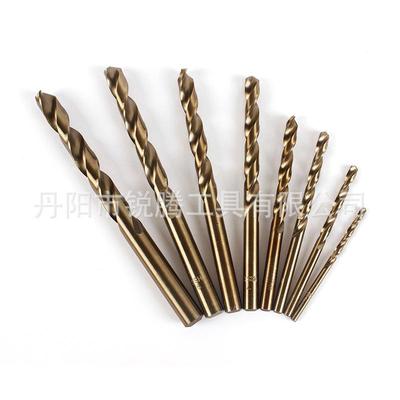 4341烤黄磨锈制钻39458高速钢头直柄麻钻不钢角铁打孔钻花头
