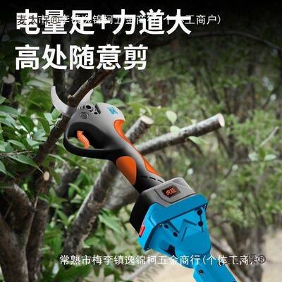 国德虎臣修枝加长杆大功率园太林工DBX具高枝剪电动伸缩杆全自动