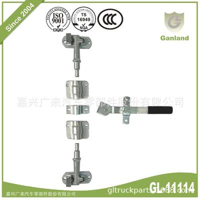 GL-11114厢式车配件27MM厢式长杆锁配套6分天地长杆门锁执手锁