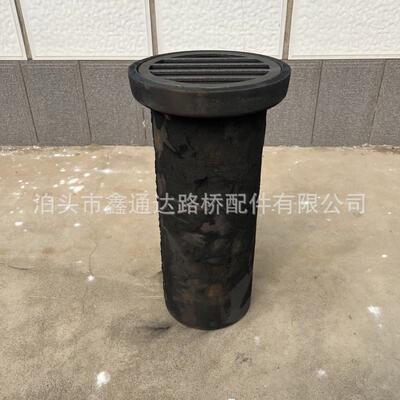 圆形桥梁铸铁泄水管长450mm外径180mm圆形矩形铸铁泄水管