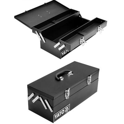 易尔拓YT-0884三翻斗工具箱收纳箱460*200*180mm五翻斗工具箱