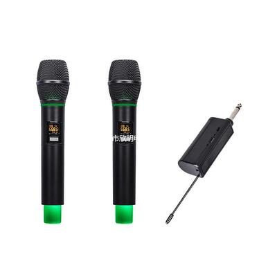 无线麦克风充电式家用KTV会议VHF直播K歌J153无线塑料手持话筒