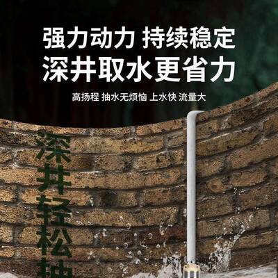 DGM井泵2程高扬潜水泵农深用灌溉20v井用深水泵抽水泵