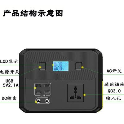 MIG厚多年1120V/20V户便携式多功能储能电源太阳外能充电