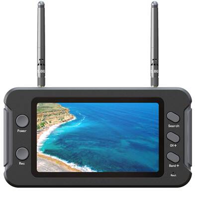 新品4.3寸5.8GFPV手持屏800*480高清1200mAh宽电压5-23V带DVR