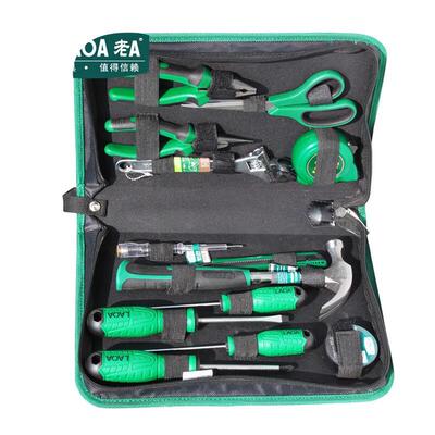 老ALAOA多功能电工包手动工具组套维修工具套装13件套LA101813