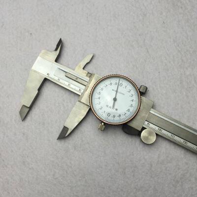 不锈钢带卡卡尺3550-50mm四用带表表游标尺带表深度卡尺精度0.102