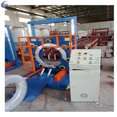 PERT盘管环形缠绕机软管水管胶管包装机微控地暖管包装设备