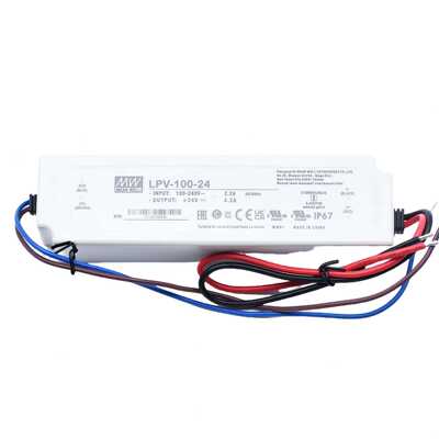 明纬电源LPV-100-48100W防水出开关电源