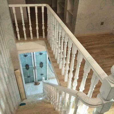 奇步楼梯欧式实木立柱护栏橡胶木成品烤漆栏杆M9款48*48*950小柱