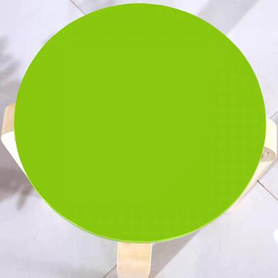 北欧风木实木尚圆凳家用166餐桌凳简约彩色凳可叠放桦客厅时椅子B